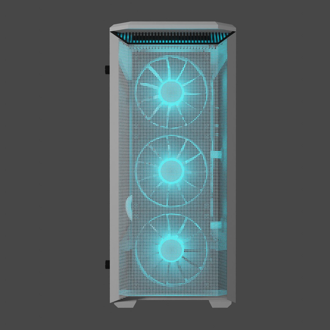 3D PC Case With Components - TurboSquid 1993712