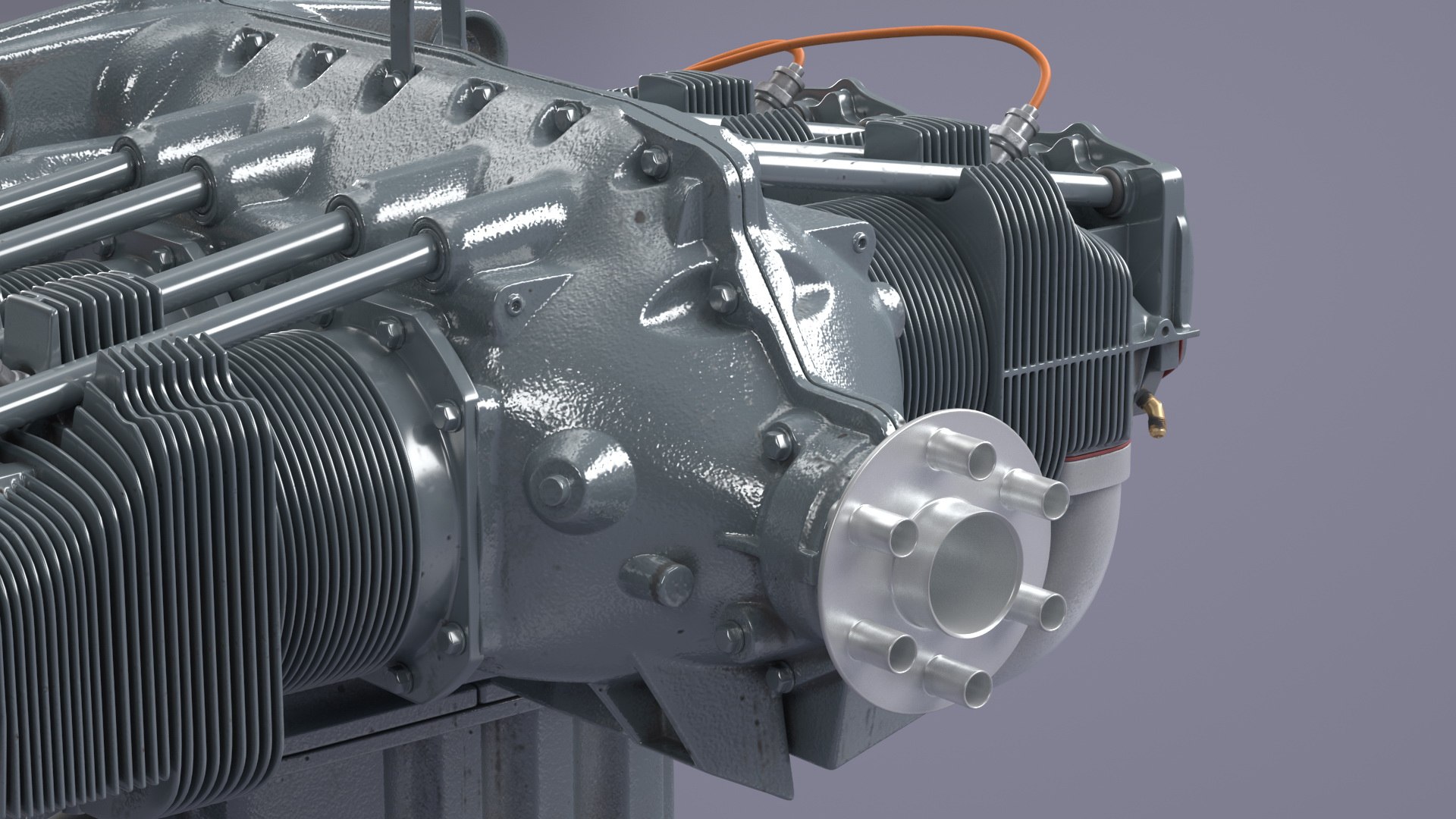 3D Piston Aero Engine model - TurboSquid 1987007