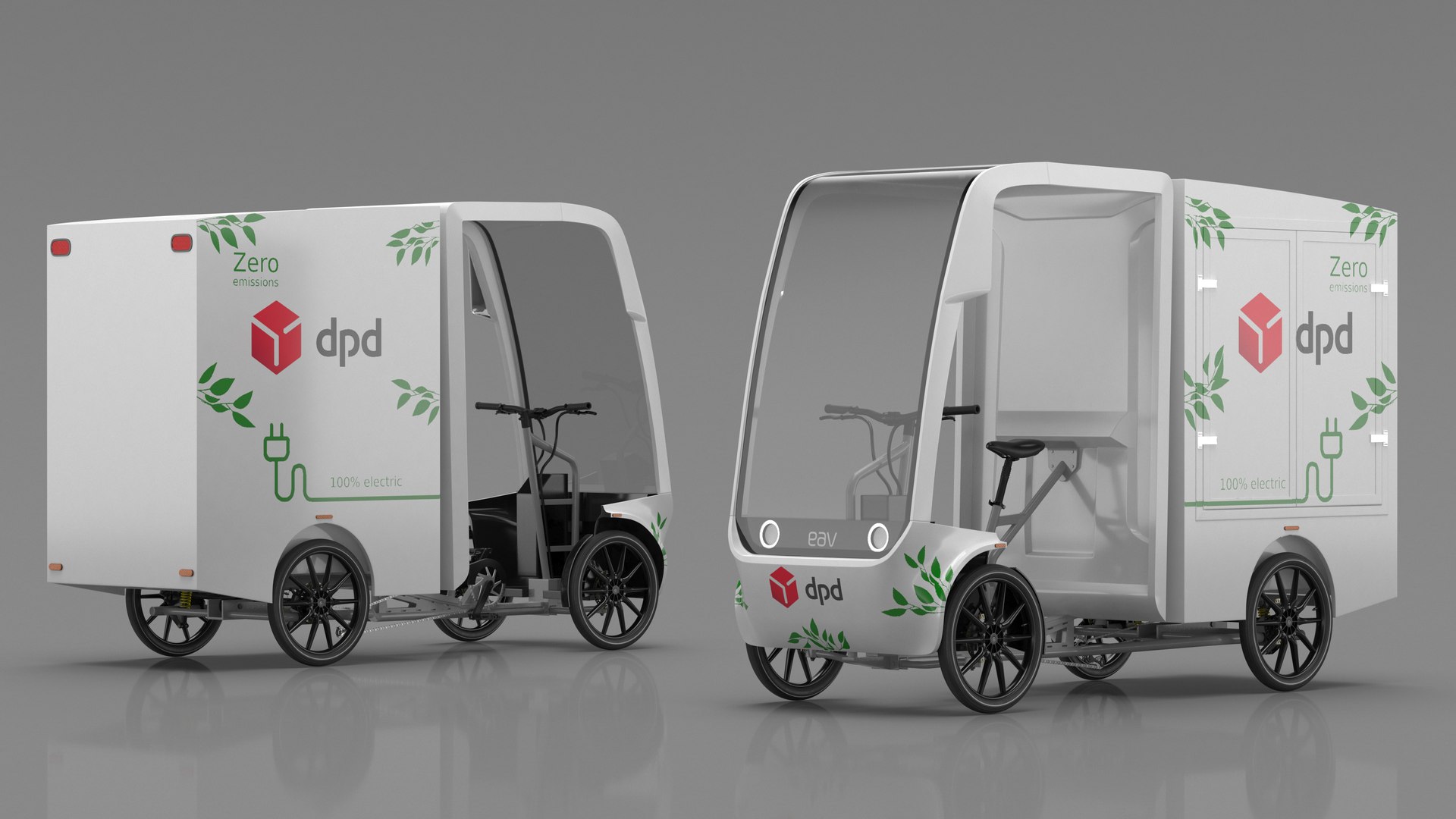 3D DPD Cargo Bike EAV Model - TurboSquid 2191766