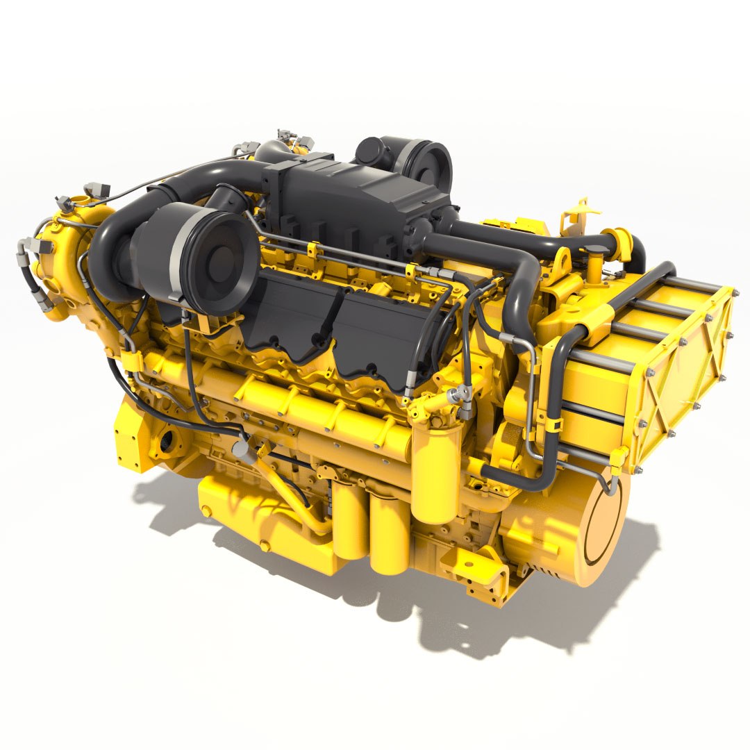 3D heavy engine model - TurboSquid 1166440