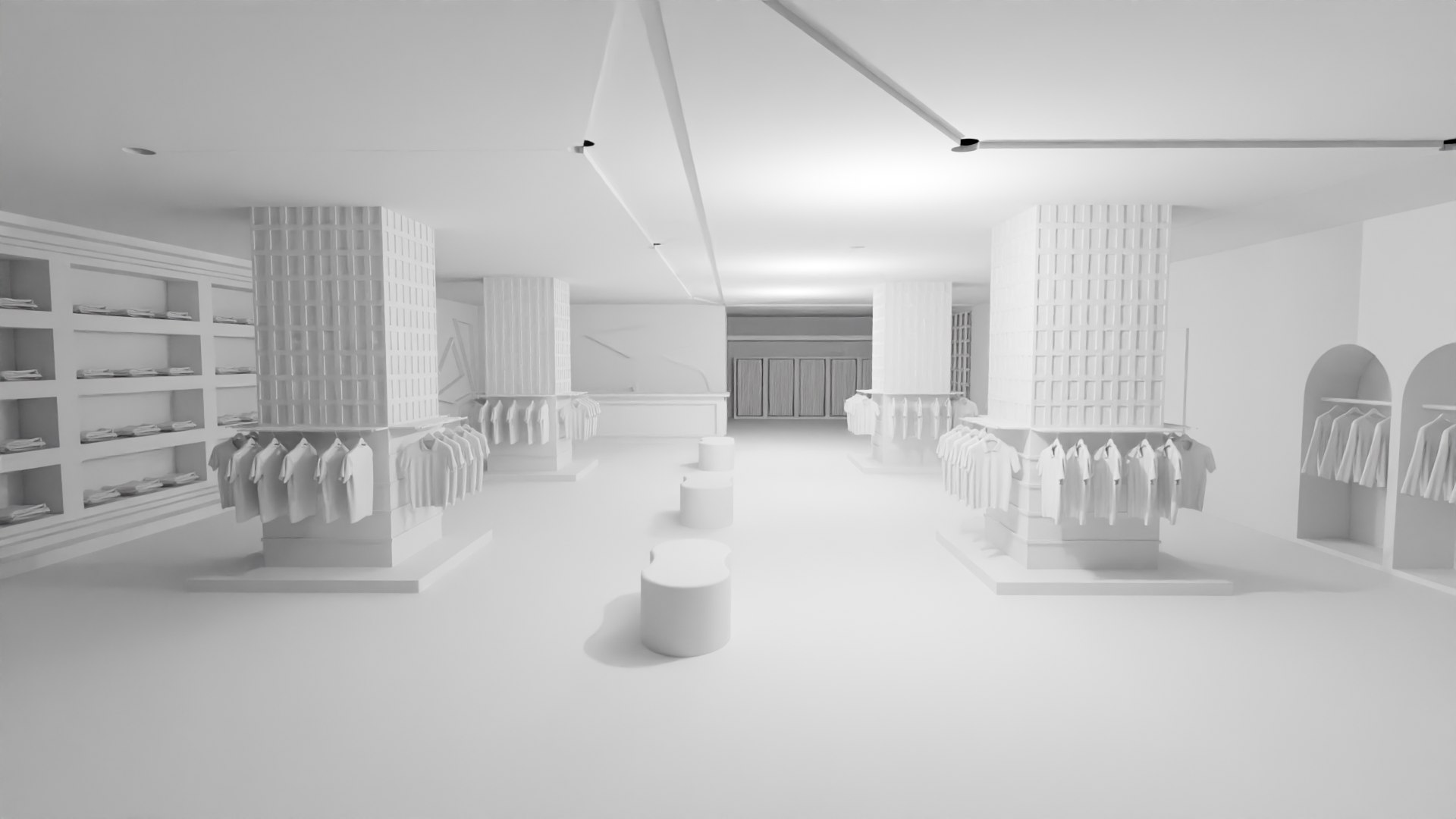 Clothing Store interior 3D model - TurboSquid 2157418