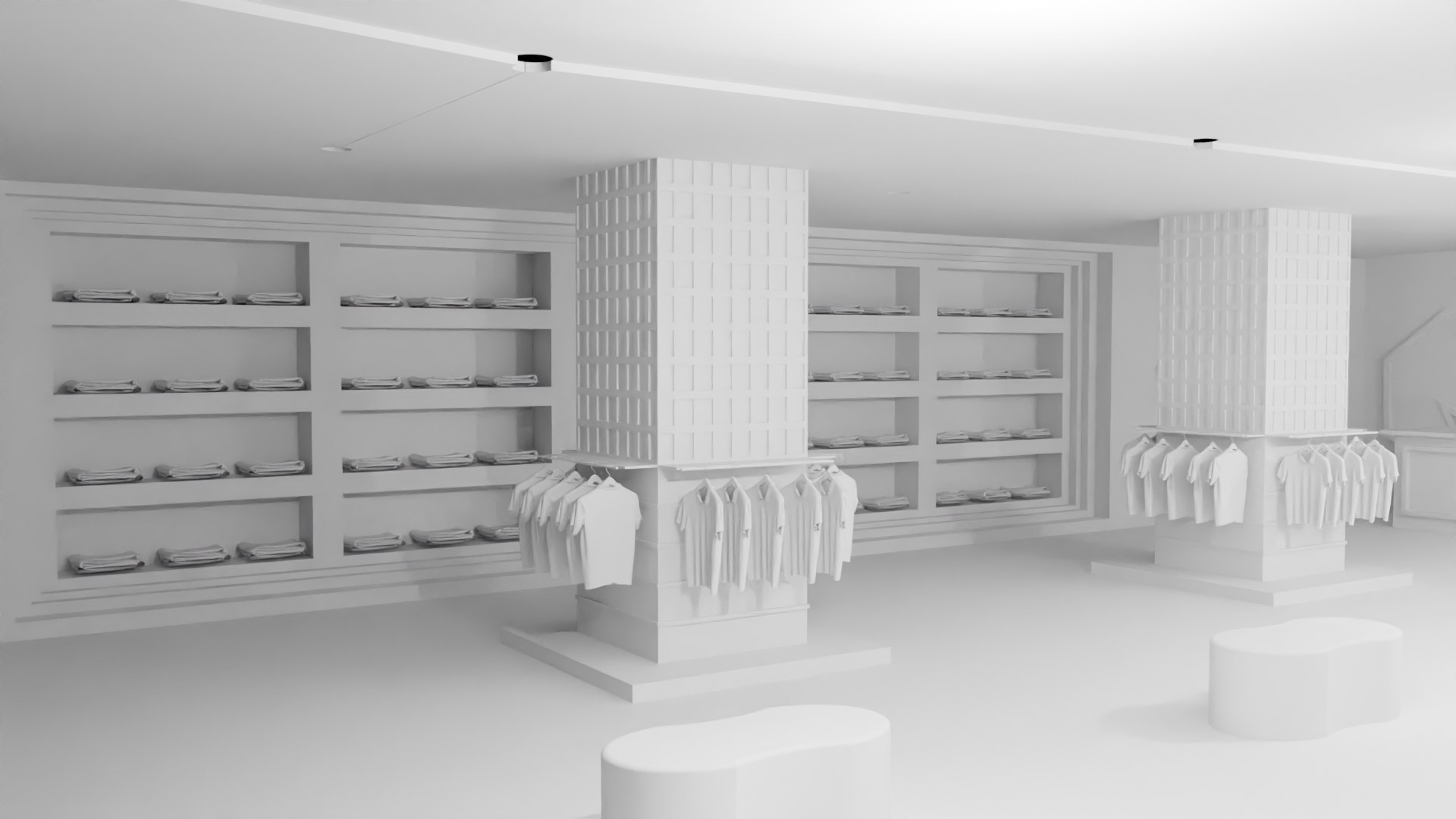 Clothing Store Interior 3D Model - TurboSquid 2157418