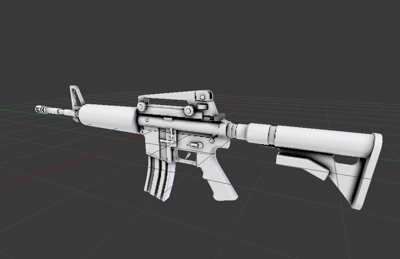 3d M4a1 Fps Model