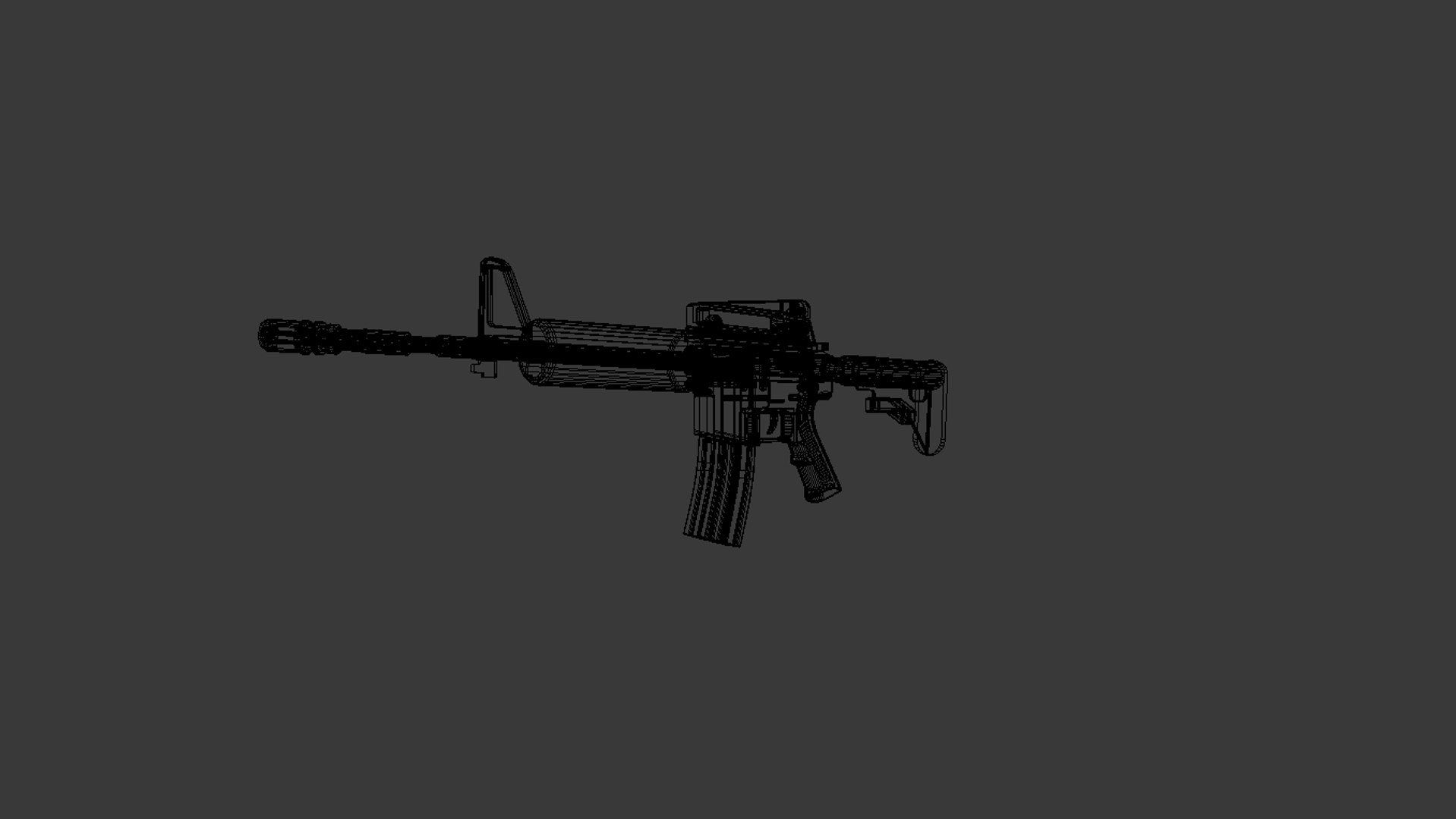 3d M4a1 Fps Model