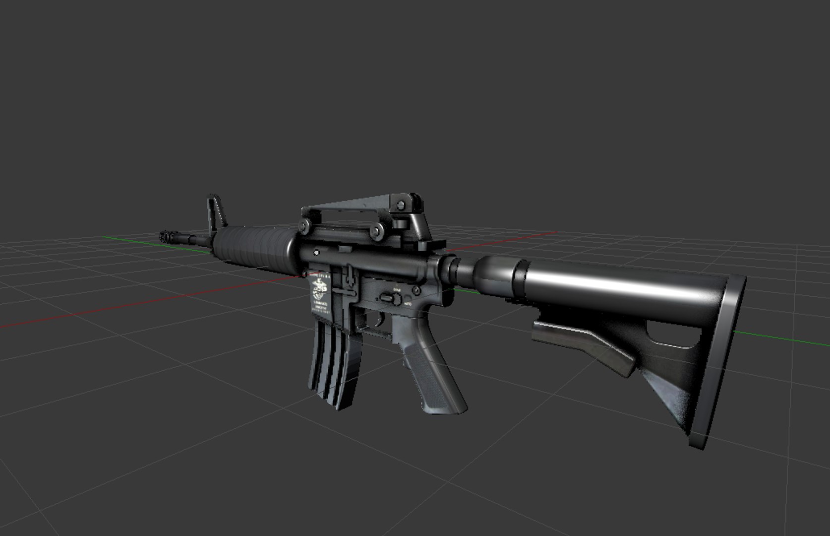 3d M4a1 Fps Model