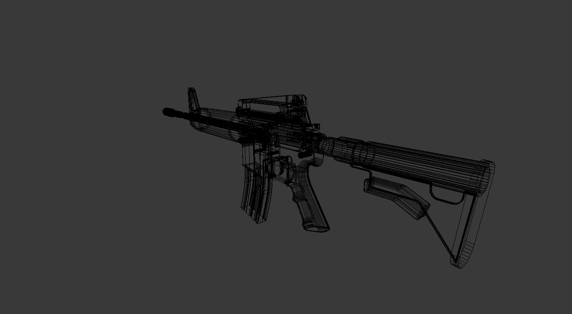 3d M4a1 Fps Model