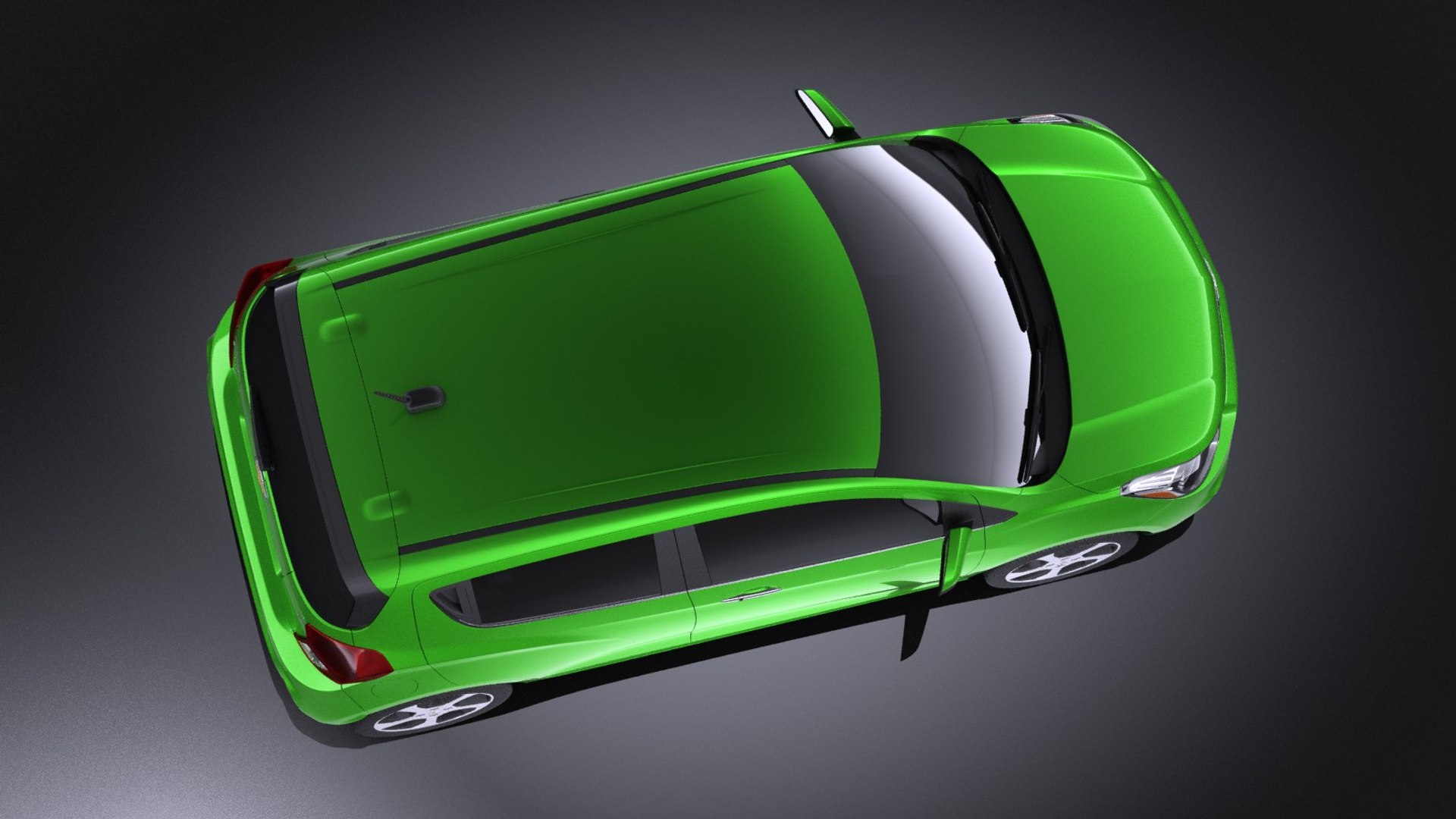 3d Model 2016 Chevrolet Spark