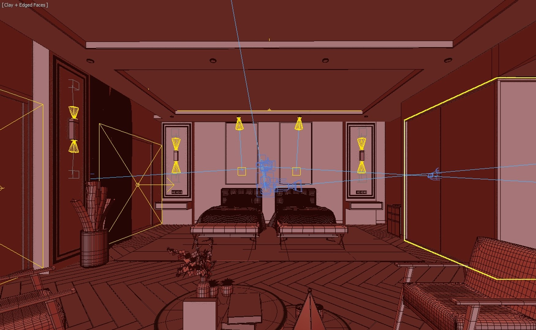 3D Modern Hotel Suite Interior - TurboSquid 2217839