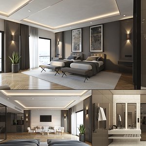 Hotel Room 3D Models for Download | TurboSquid
