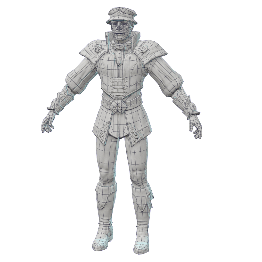 Medieval Guard 3d Max