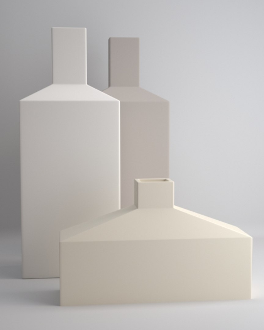 3d model vase kose