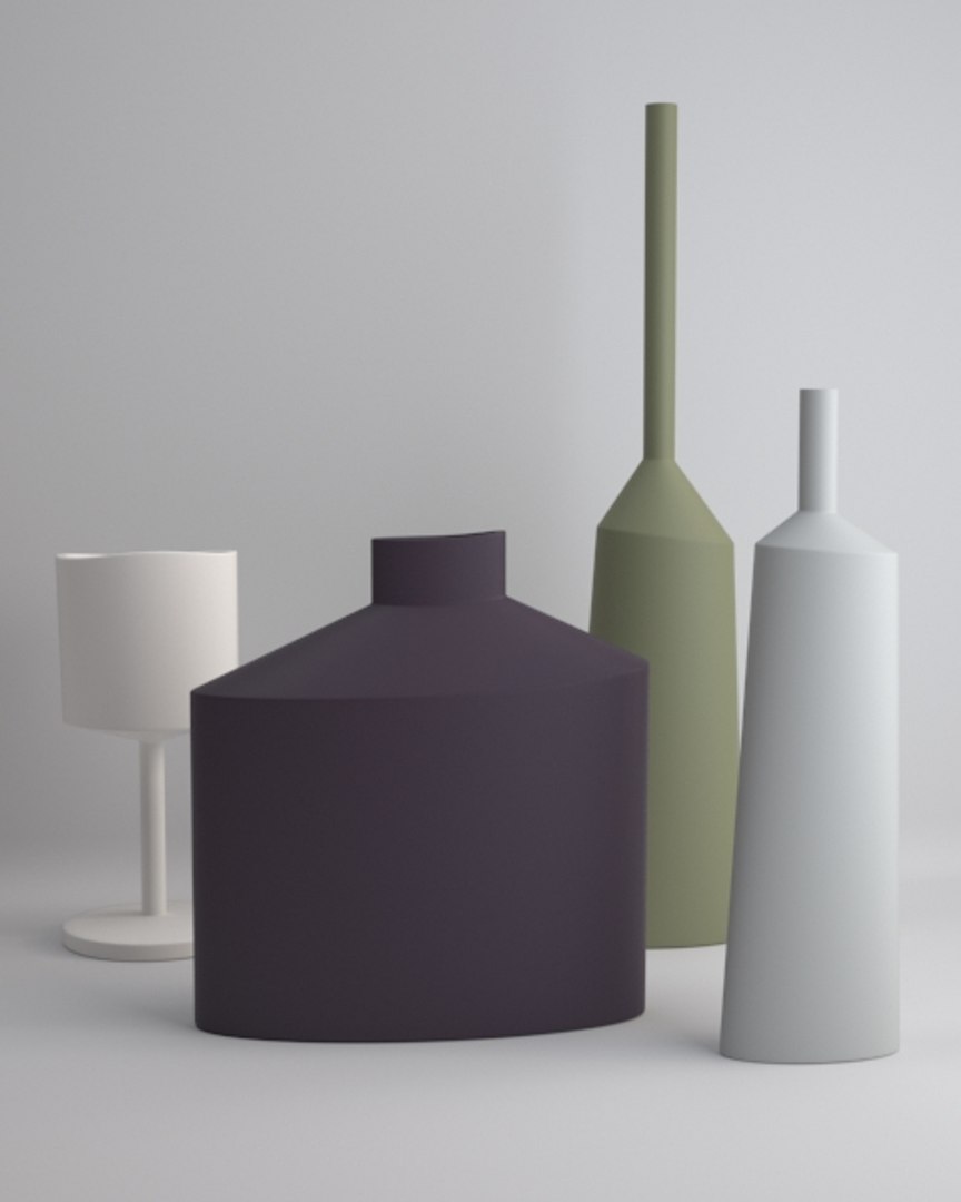 3d model vase kose