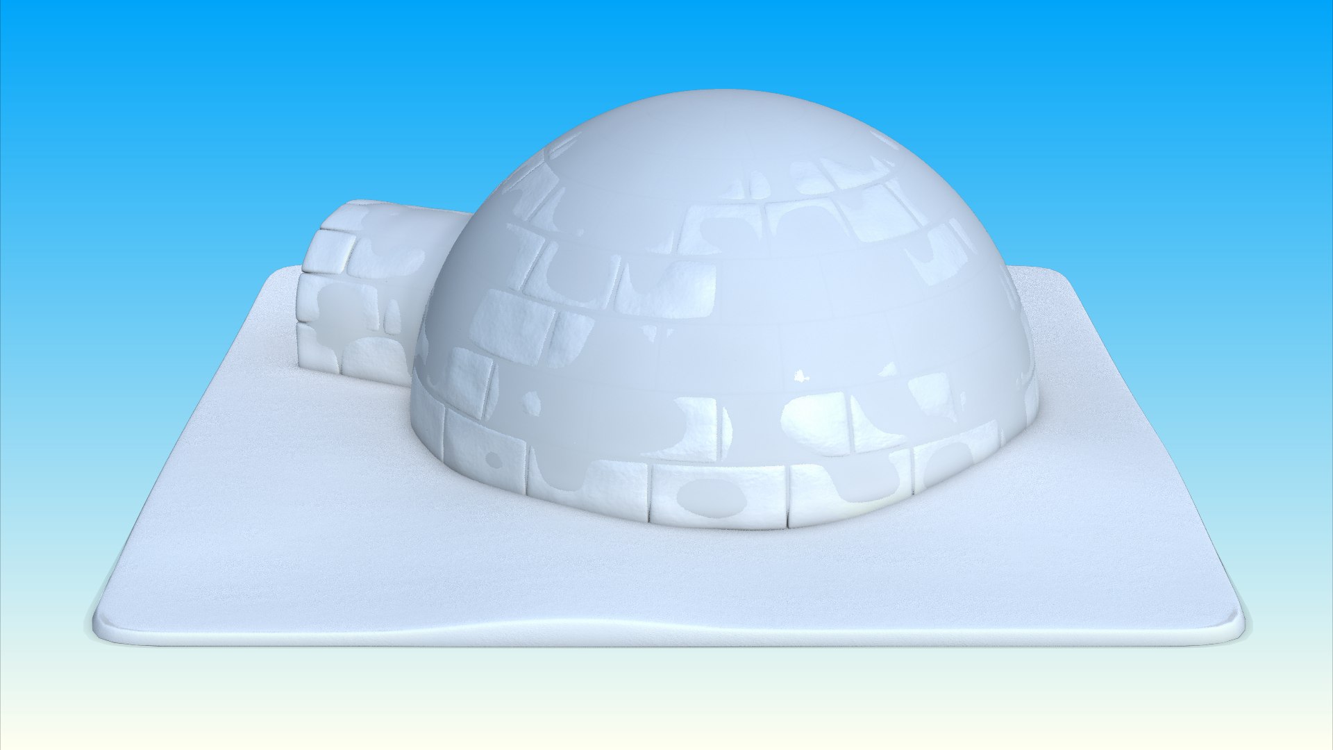 3d printable igloo