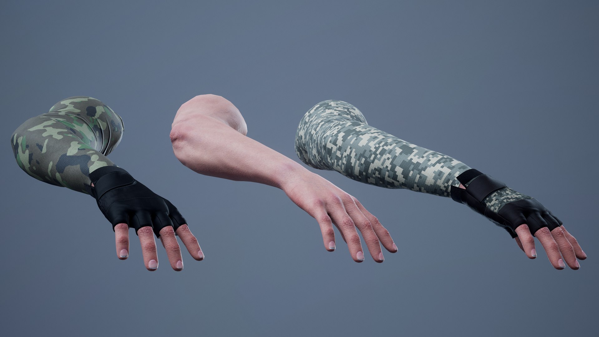 3D FPS First Person Arms - 01 Model - TurboSquid 1970792