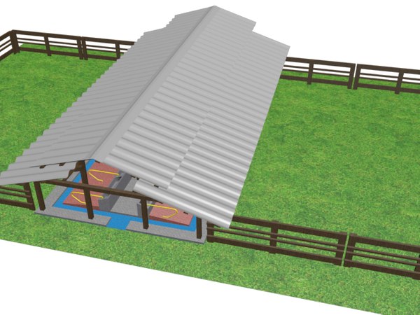Dairy farm design model - TurboSquid 1580162
