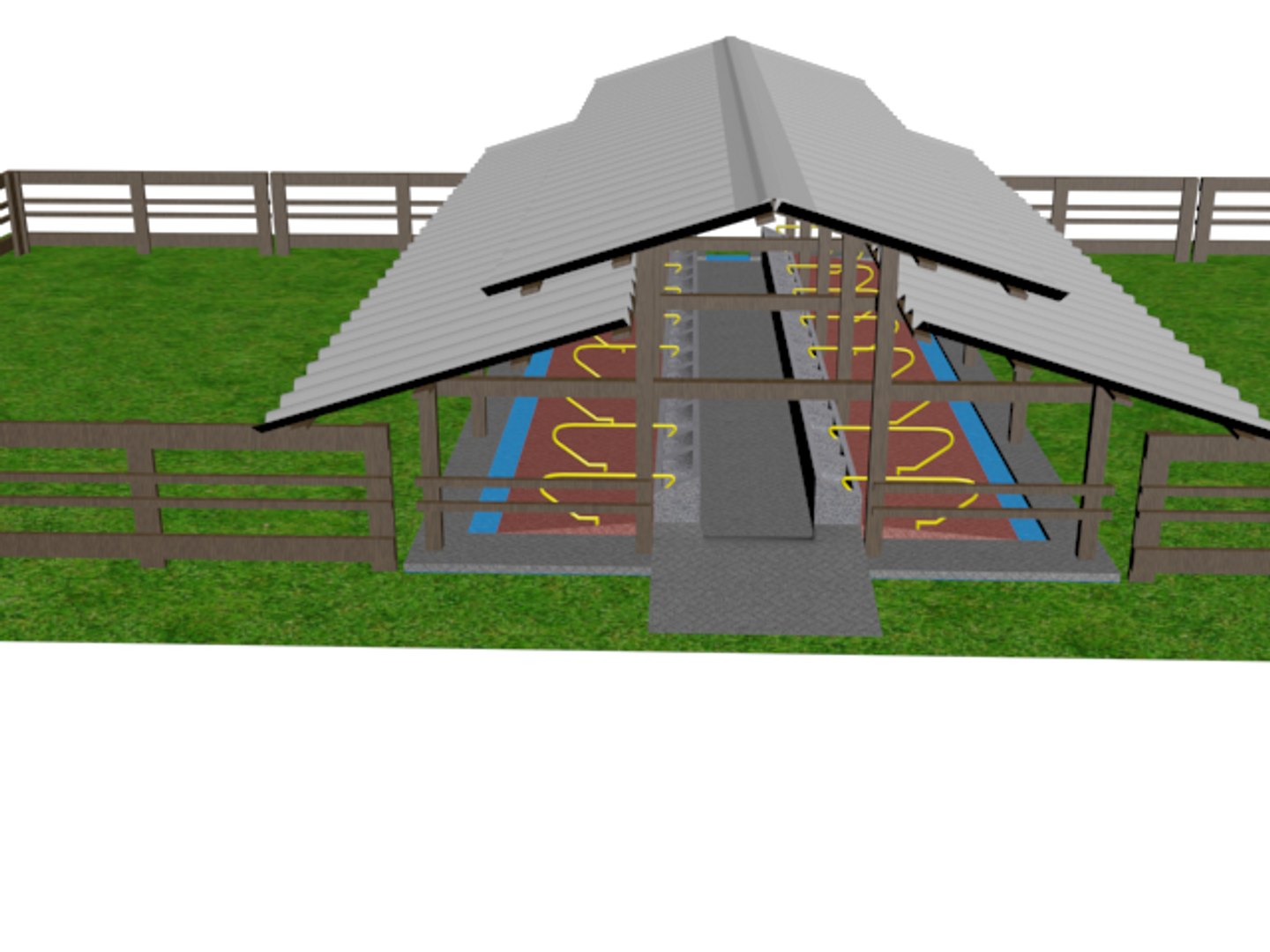 Dairy Farm Design Model - TurboSquid 1580162