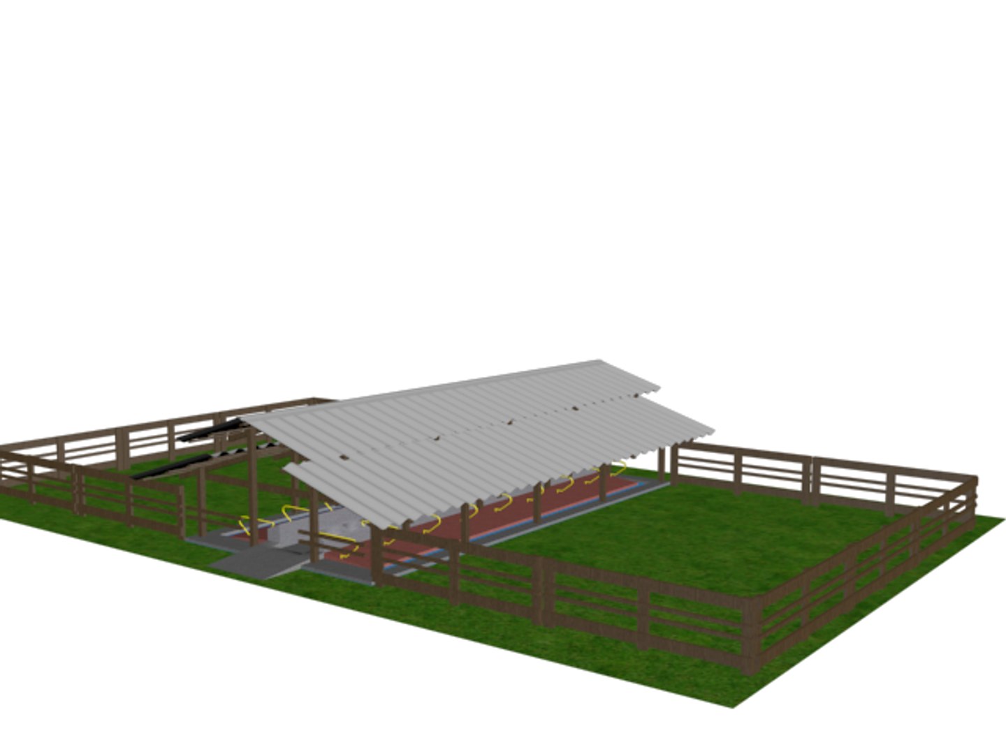 Dairy Farm Design Model - TurboSquid 1580162