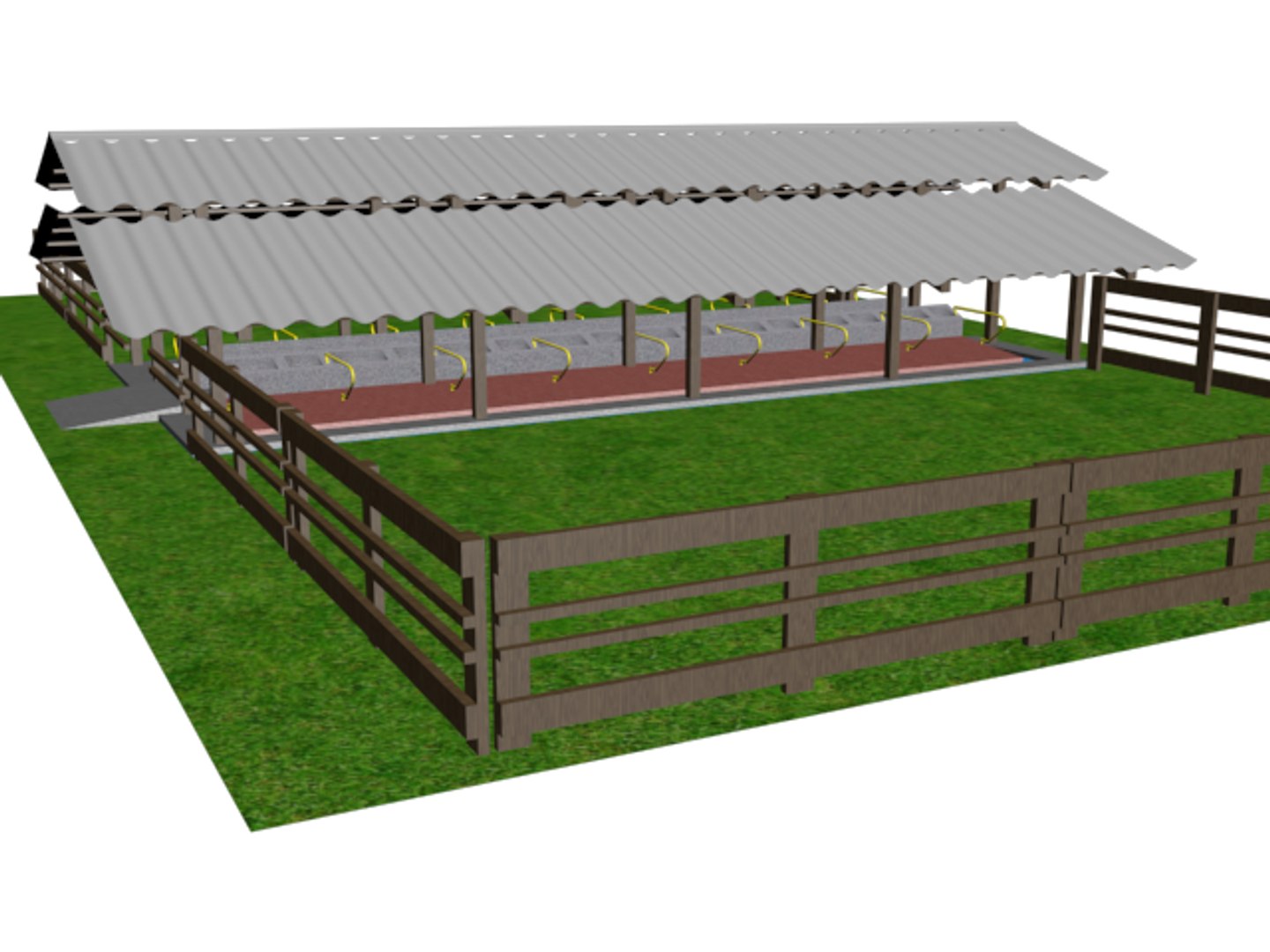 Dairy Farm Design Model - TurboSquid 1580162
