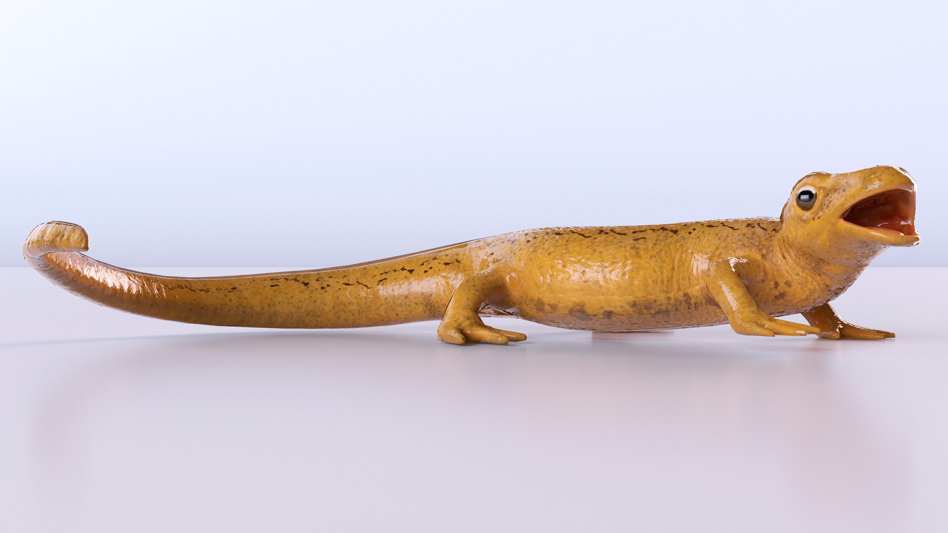 Smooth Newt Rigged 3D - TurboSquid 2144112
