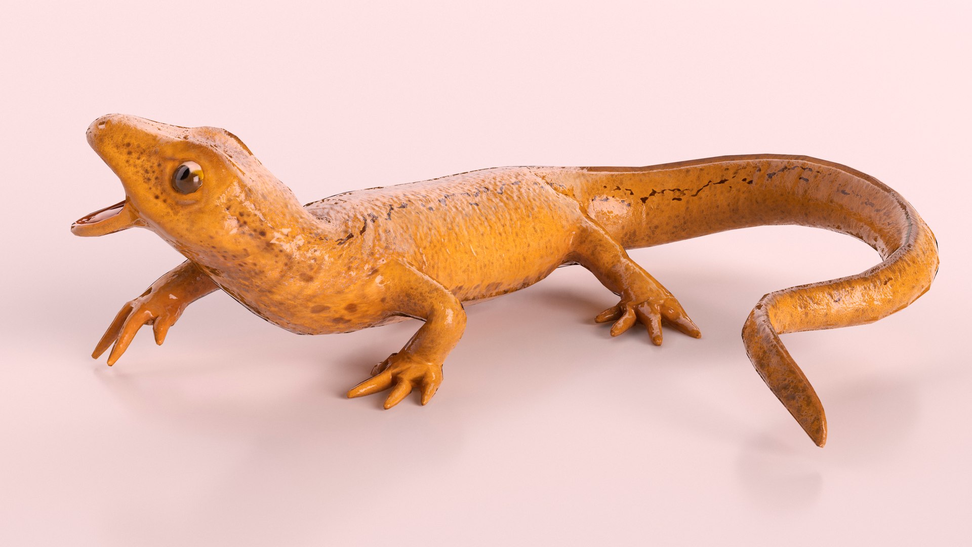 Smooth Newt Rigged 3D - TurboSquid 2144112