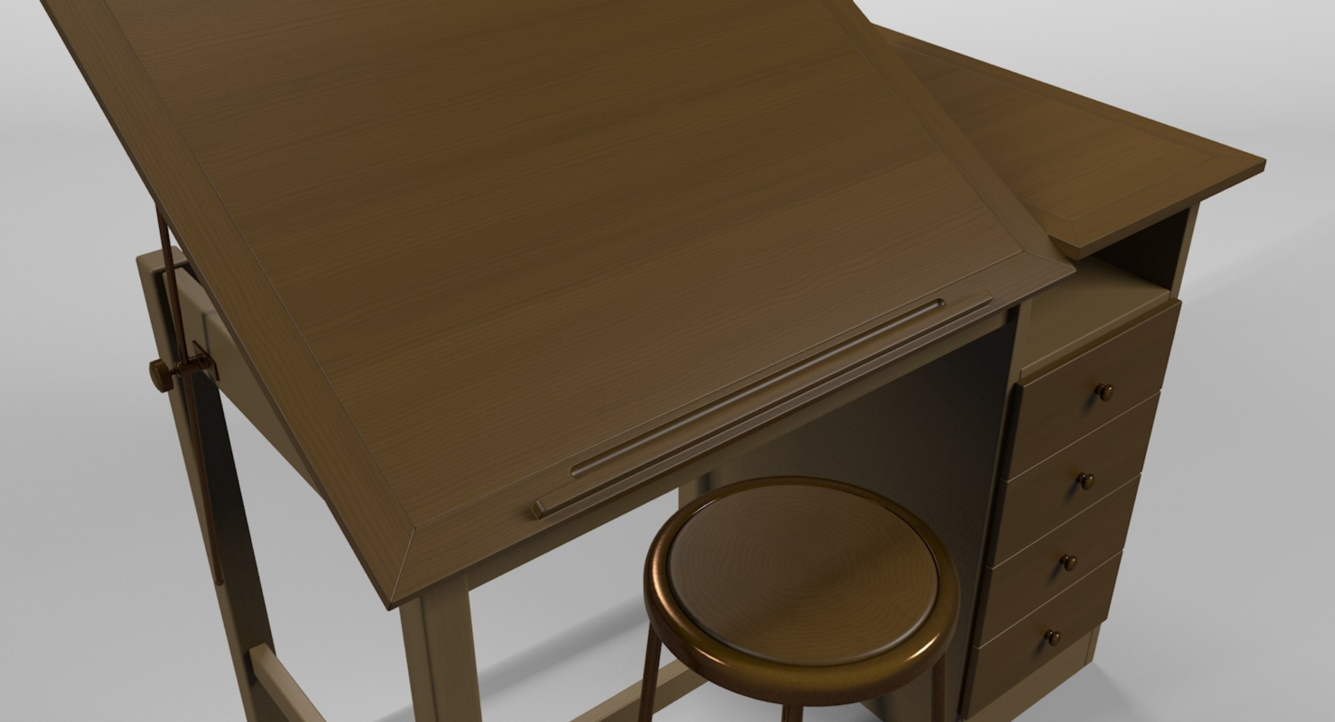 Drafting Table 3D - TurboSquid 1188056