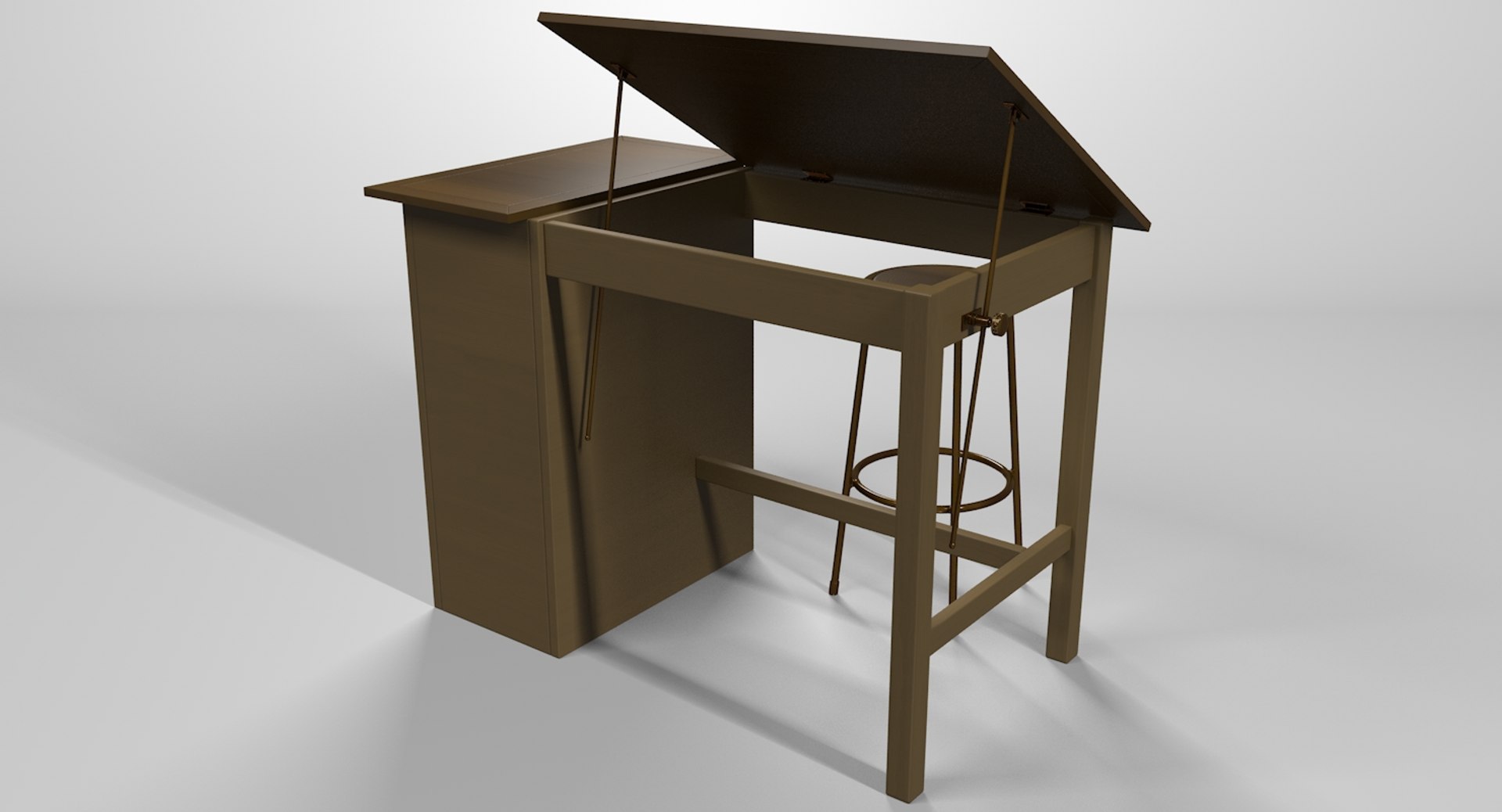 Drafting Table 3D - TurboSquid 1188056