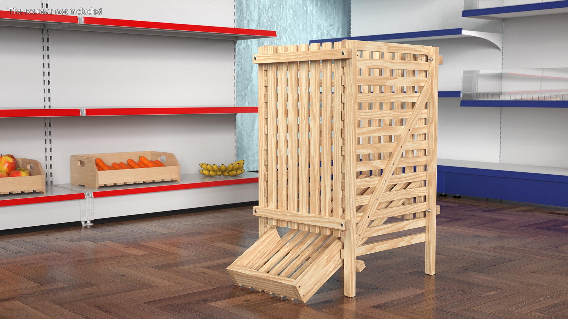 Wooden Vegetable Racks Collection 3D Model - TurboSquid 1920256
