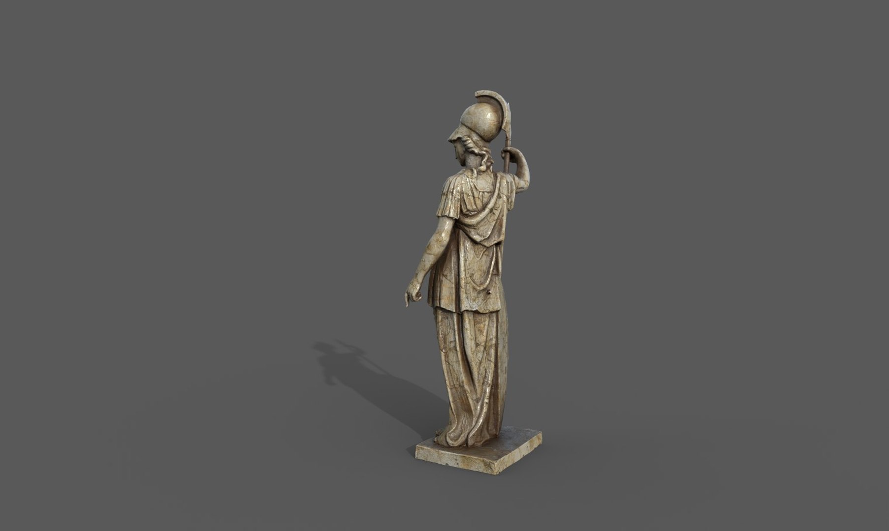 Minerva Statue 3D Model - TurboSquid 1825445