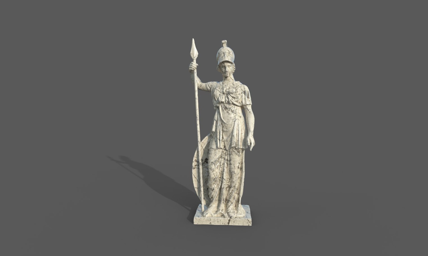 Minerva Statue 3D Model - TurboSquid 1825445
