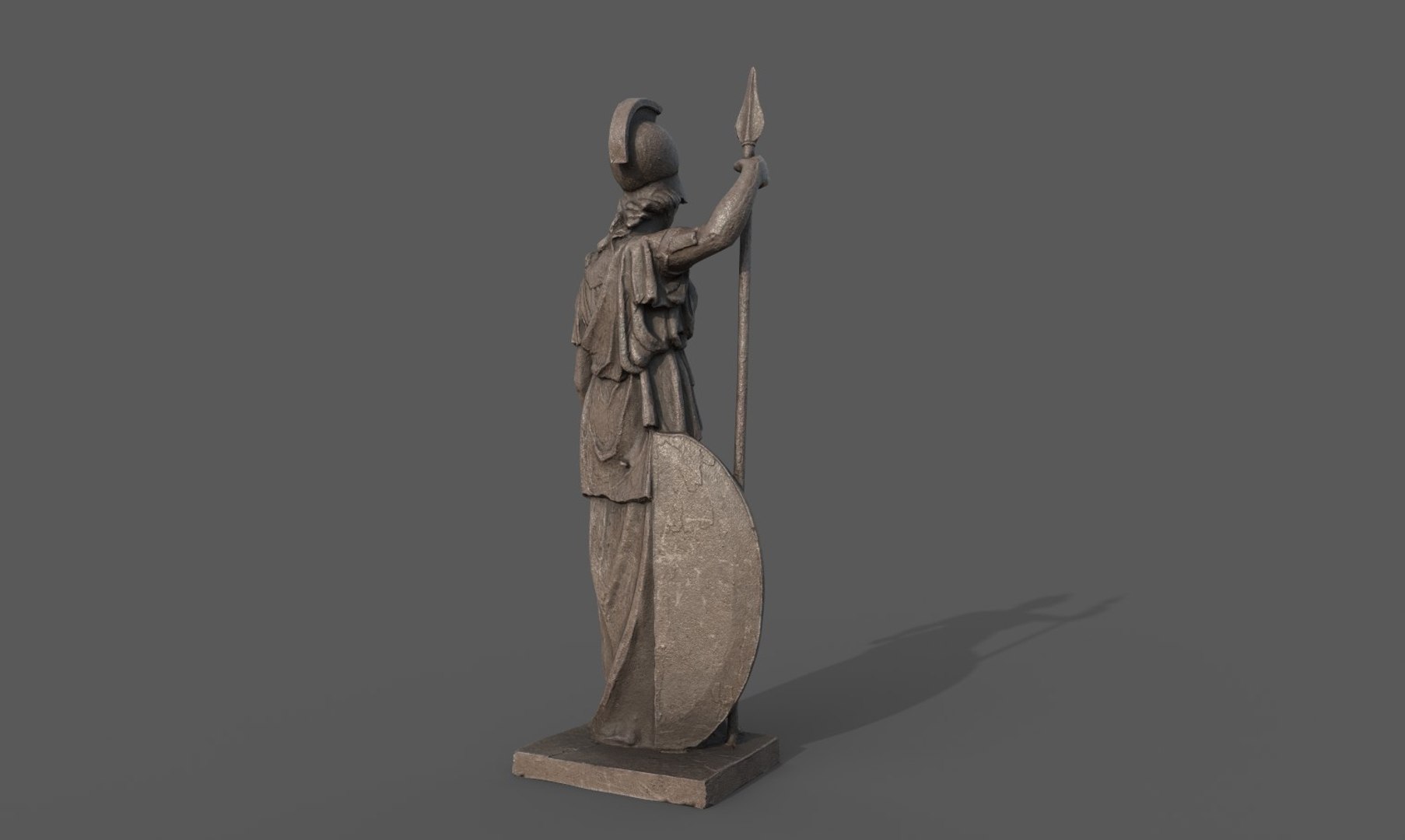 Minerva Statue 3D Model - TurboSquid 1825445