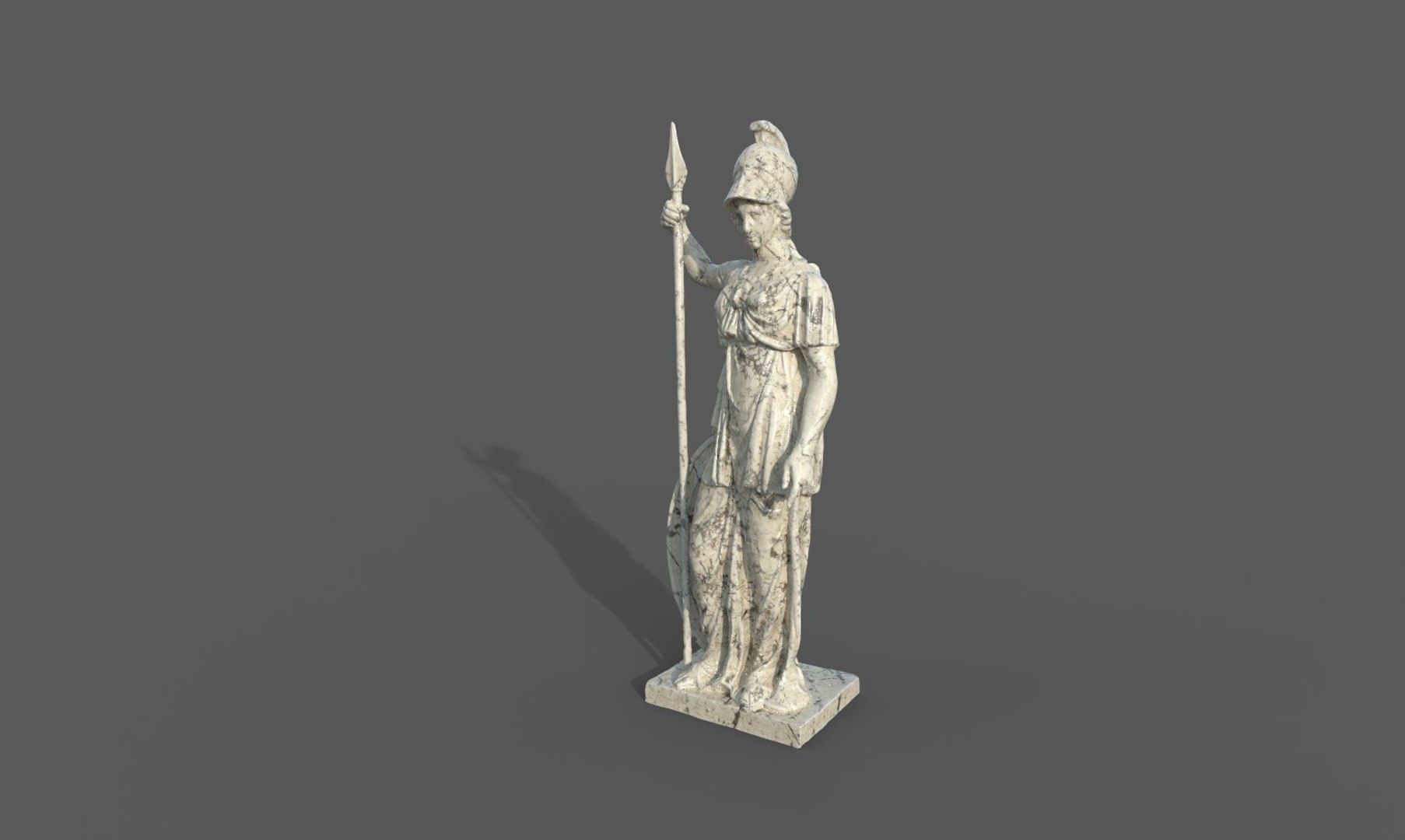 Minerva Statue 3D Model - TurboSquid 1825445