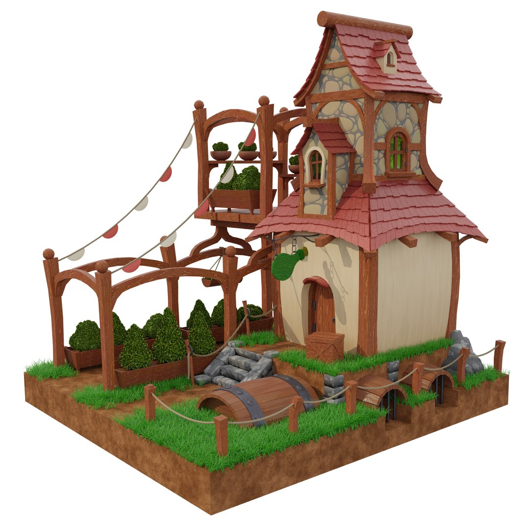 Tale House 1 3D - TurboSquid 1943846