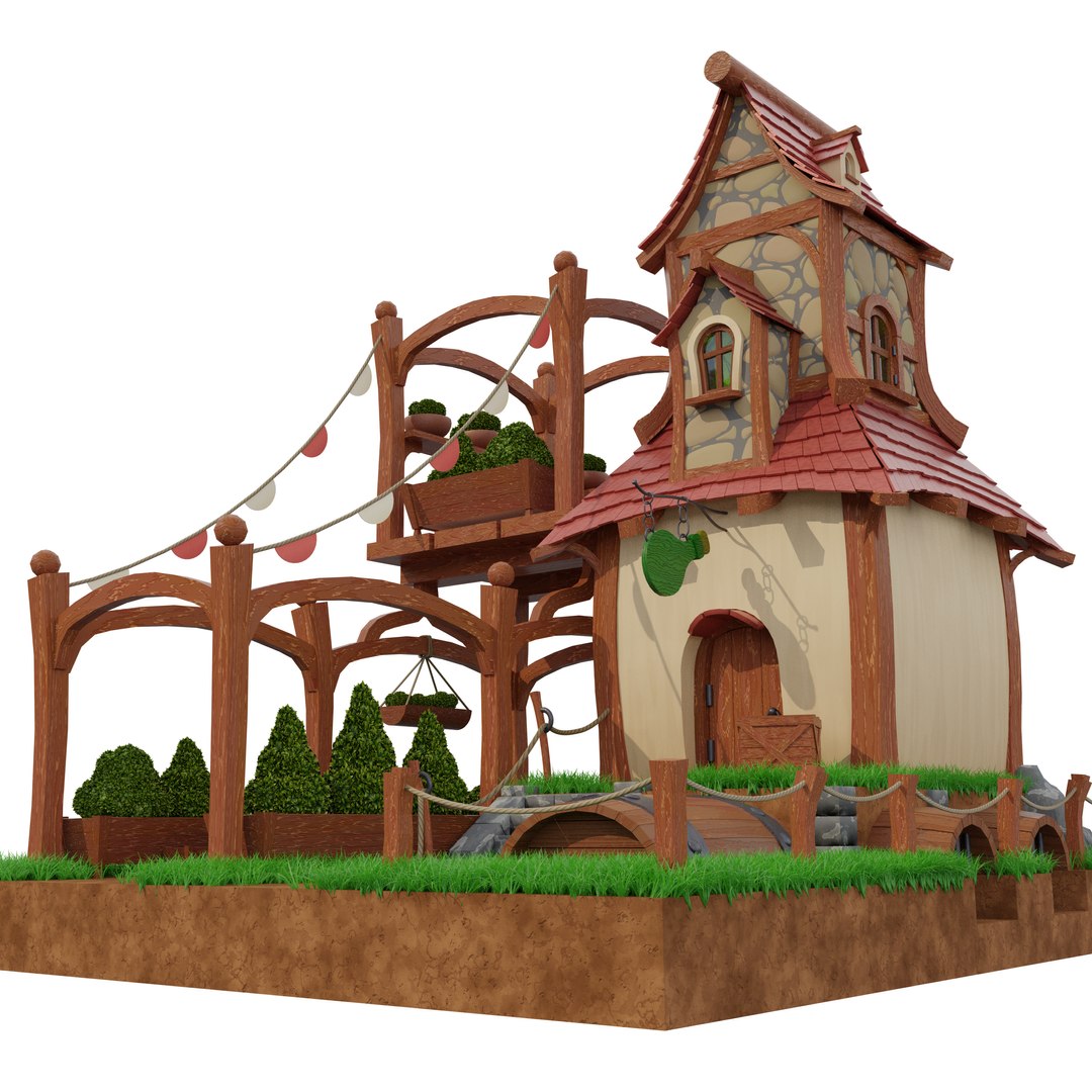 Tale House 1 3D - TurboSquid 1943846