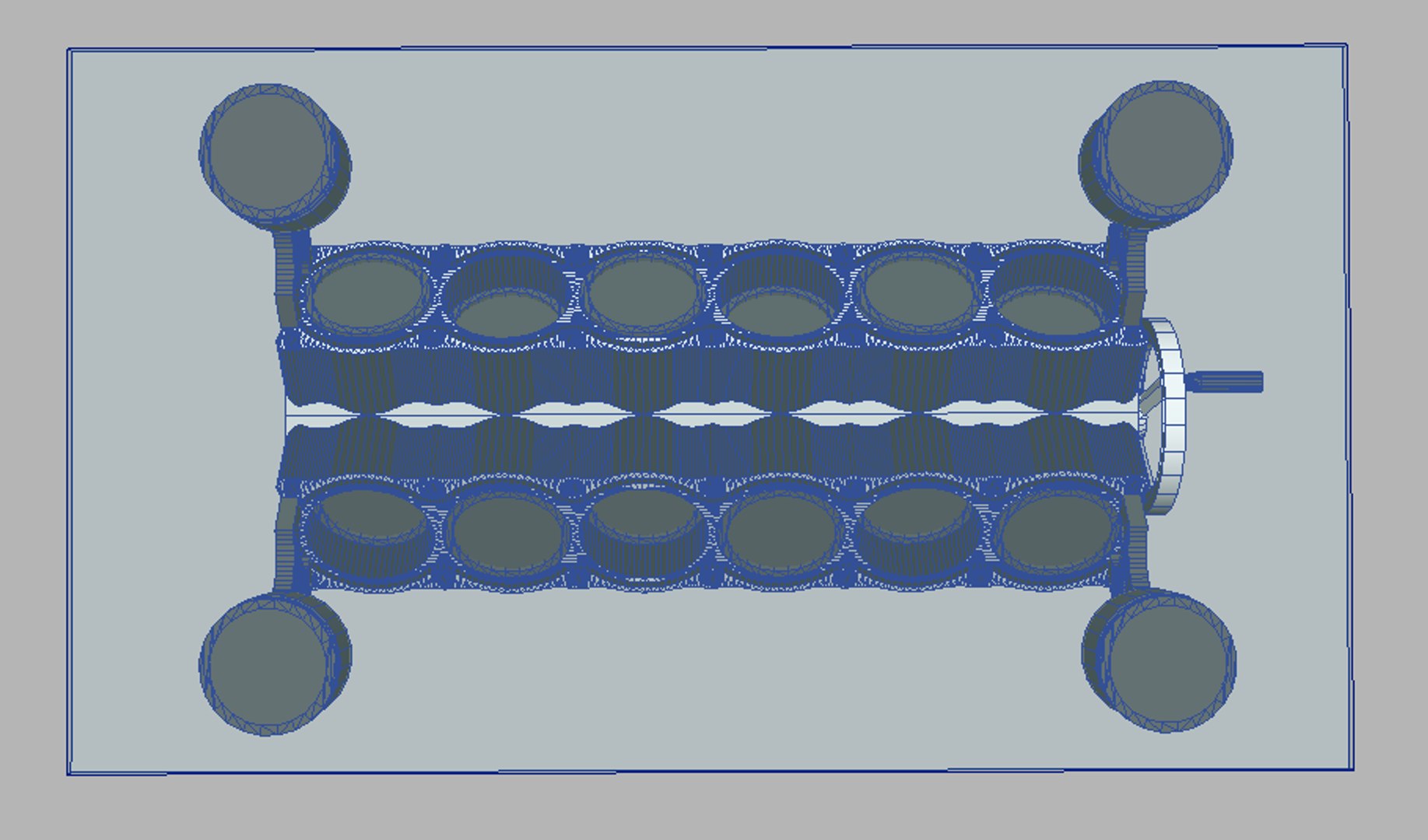 3d Engine Table V12 Model