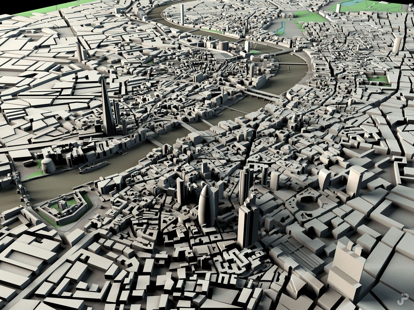 3d Model London Landmarks