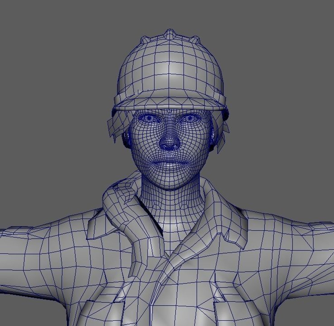 Female Worker CharacterRigged Animated 3D Model - TurboSquid 2059163
