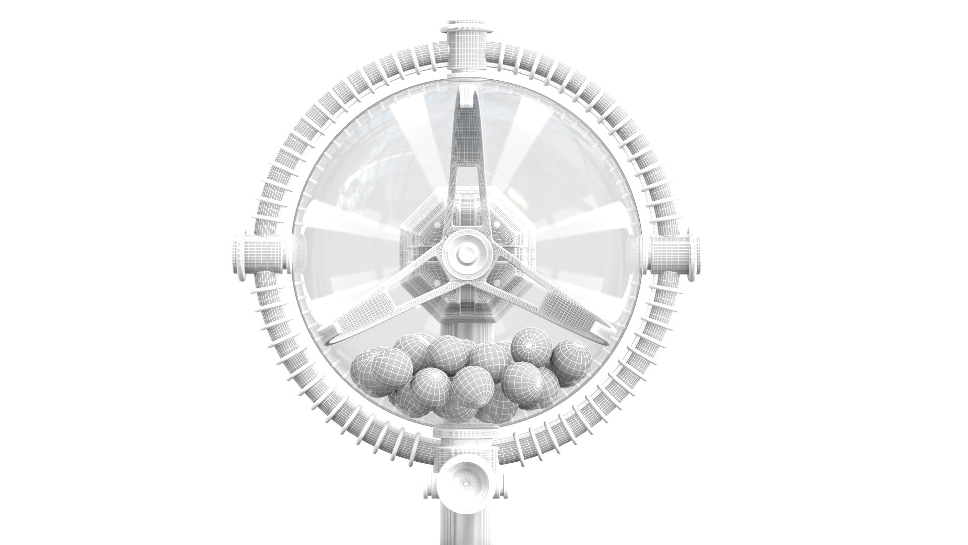 3D Lottery Machine ANIMATED - TurboSquid 2050474