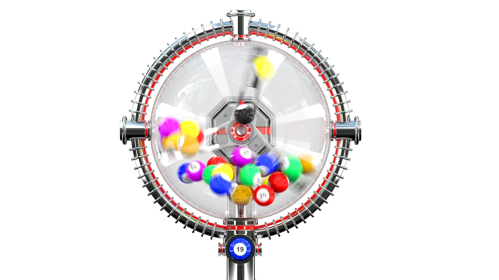 3D Lottery Machine ANIMATED - TurboSquid 2050474