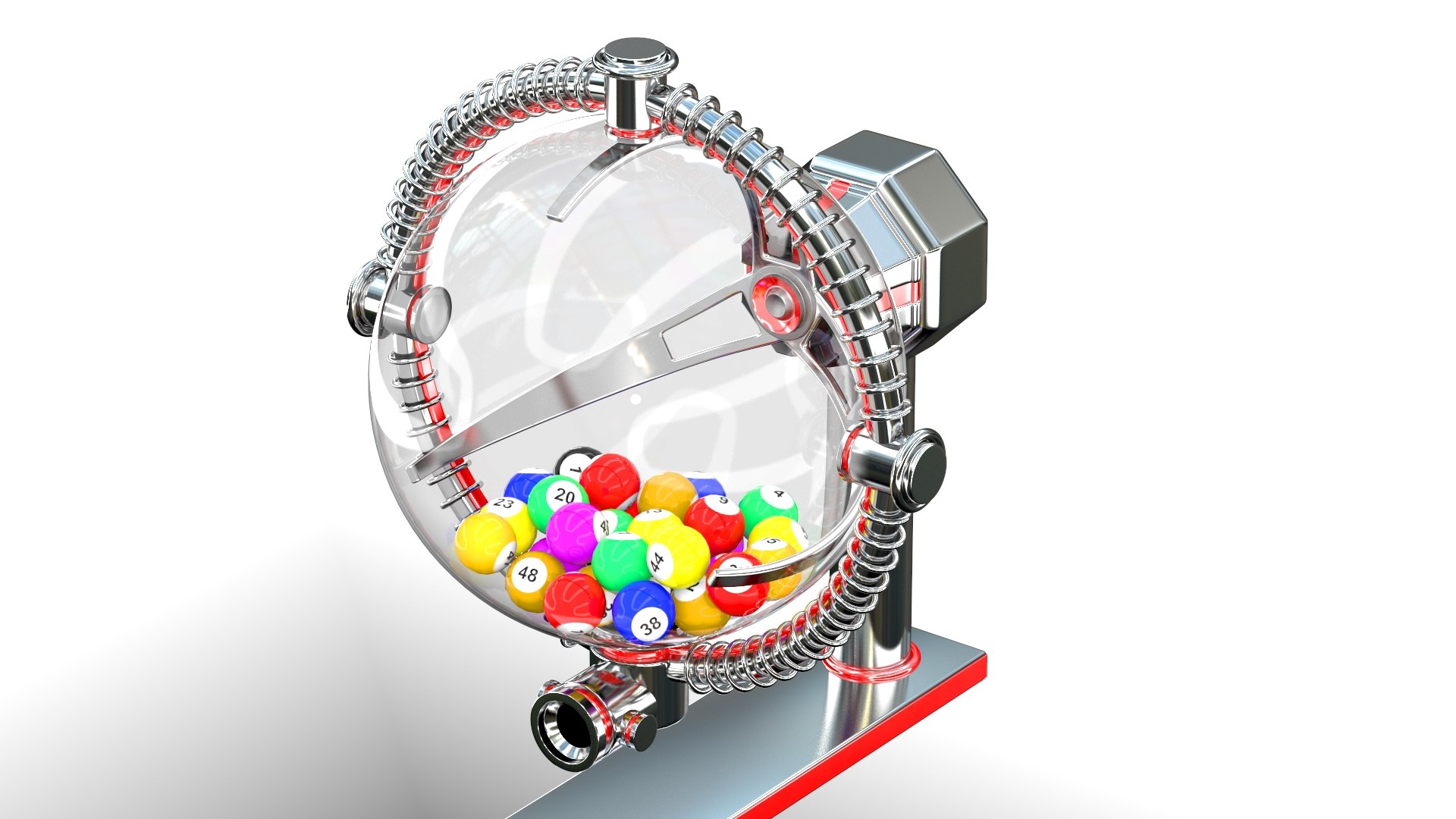 3D Lottery Machine ANIMATED - TurboSquid 2050474