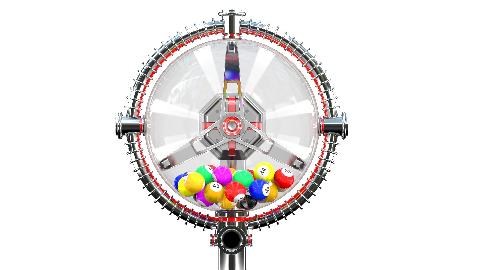 3D Lottery Machine ANIMATED - TurboSquid 2050474
