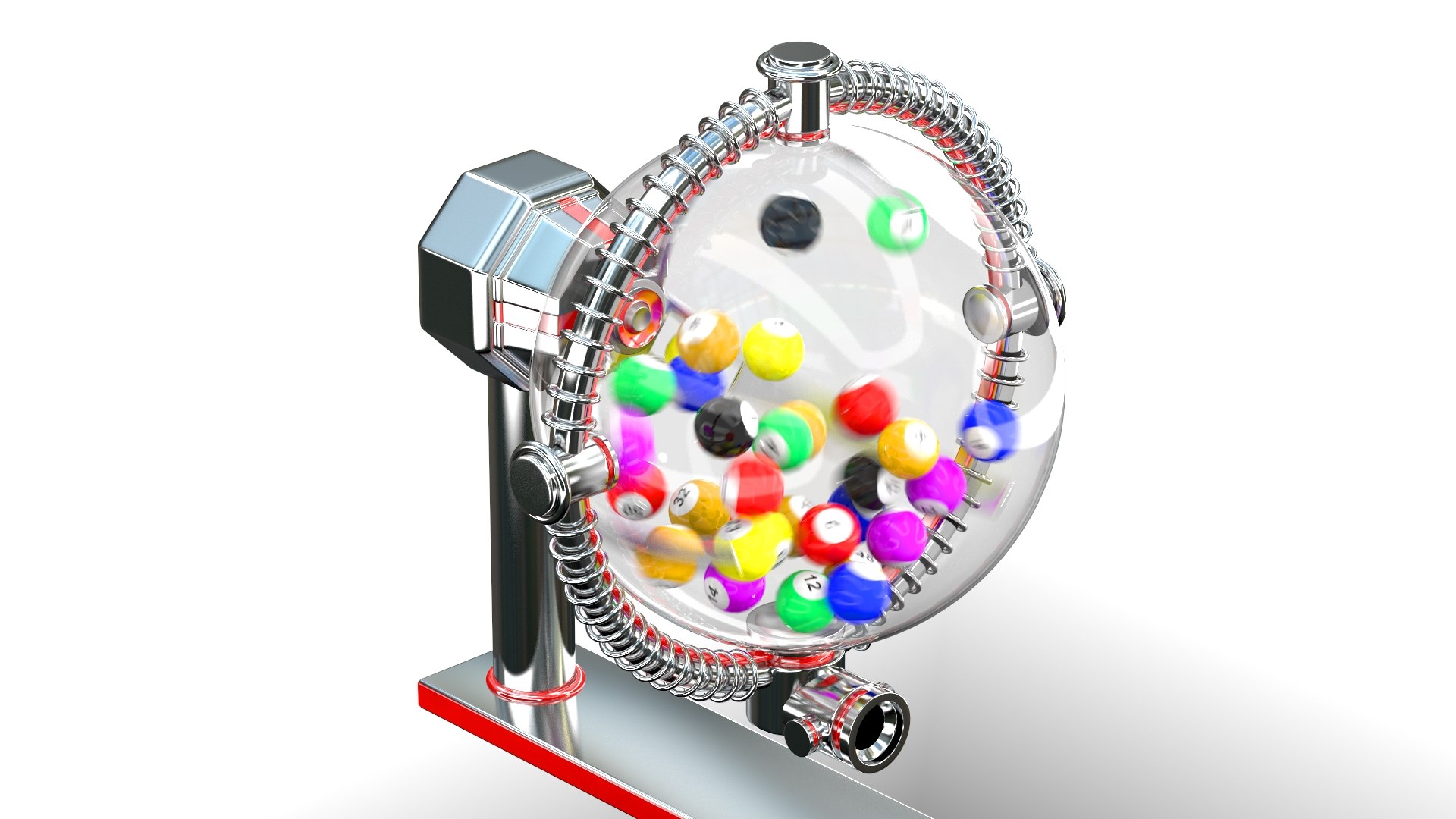 3D Lottery Machine ANIMATED - TurboSquid 2050474