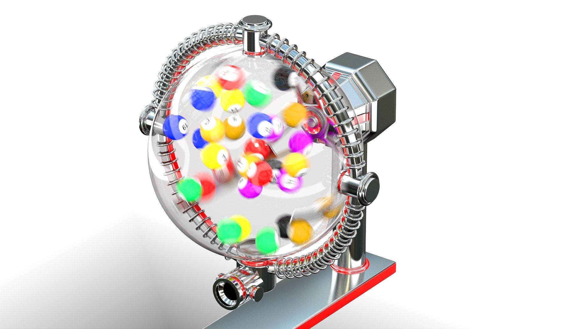 3D Lottery Machine ANIMATED - TurboSquid 2050474