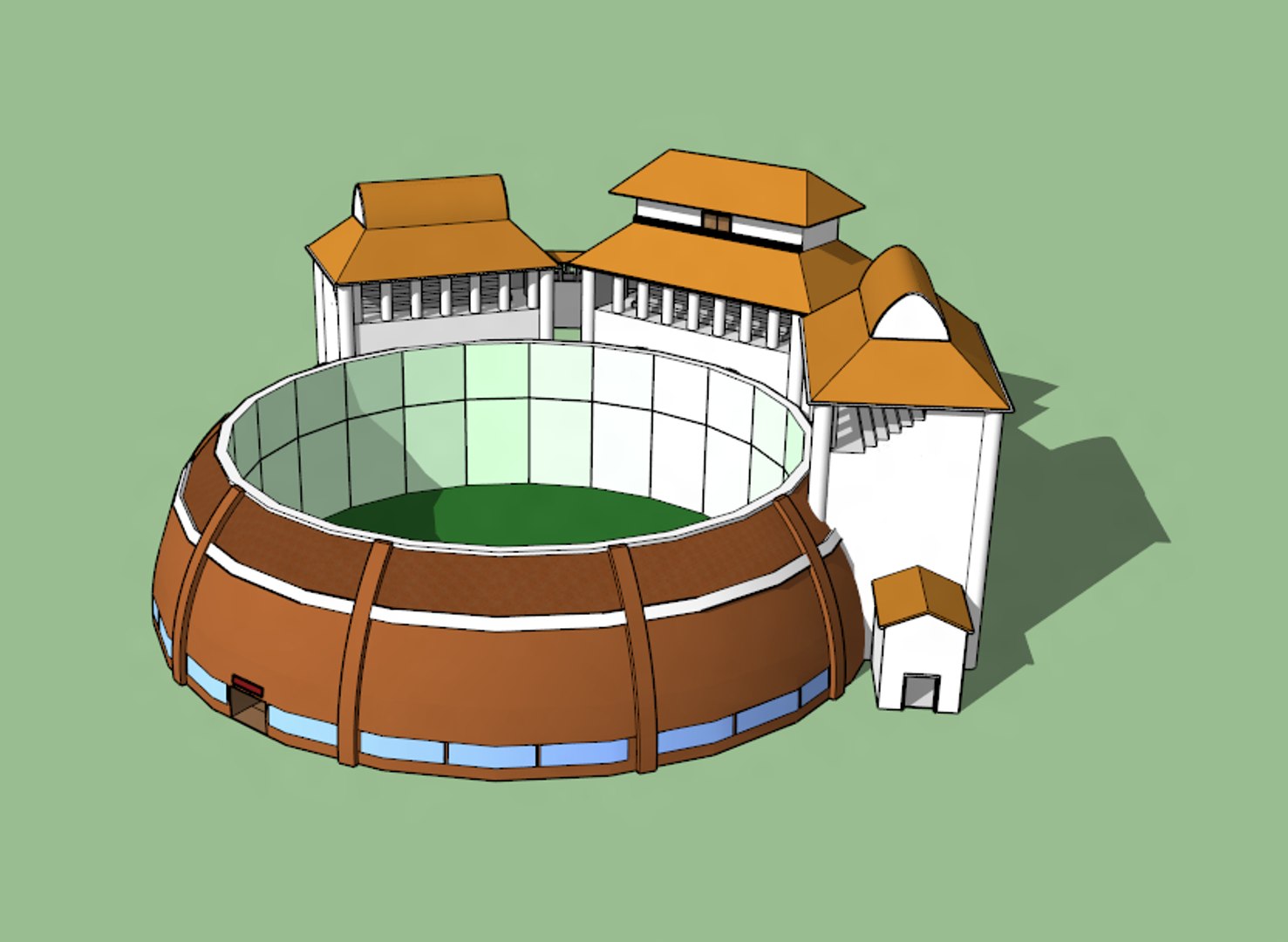 3ds Konoha Building Naruto