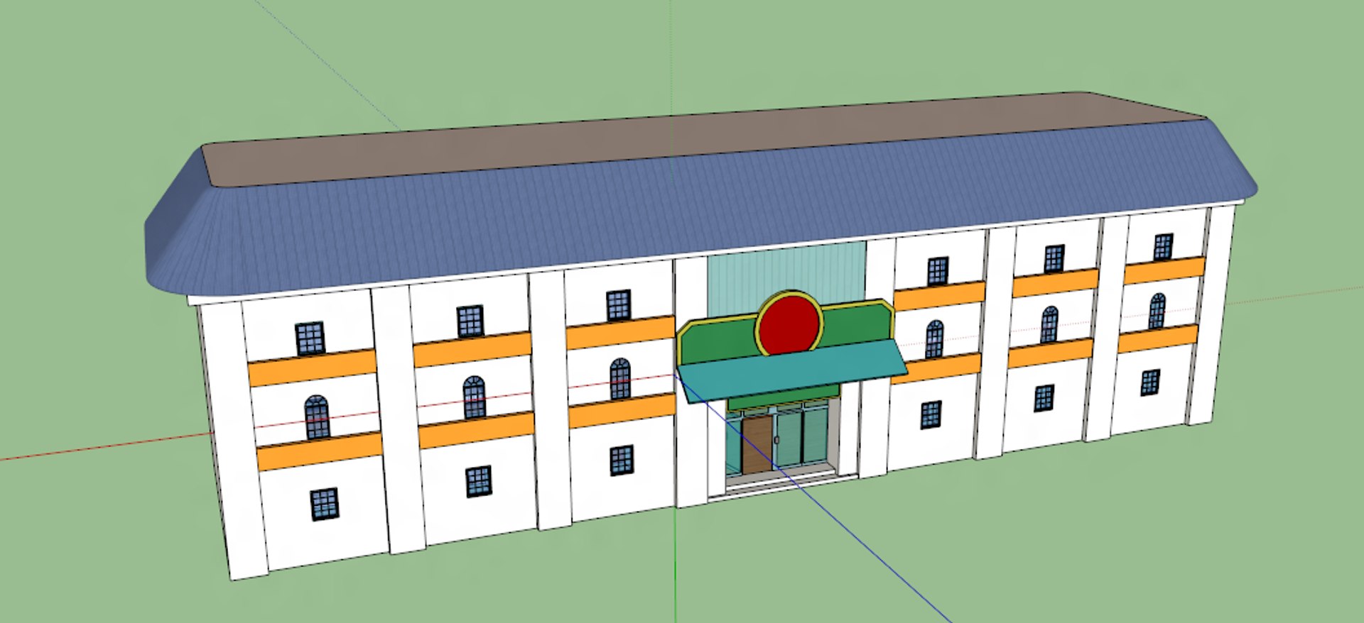 3ds Konoha Building Naruto