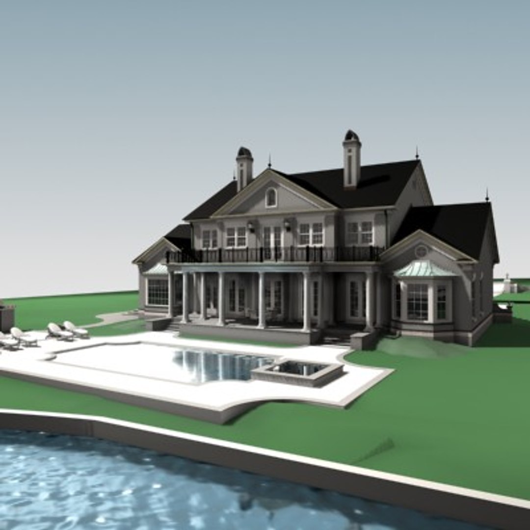 3d Model Custom Residence