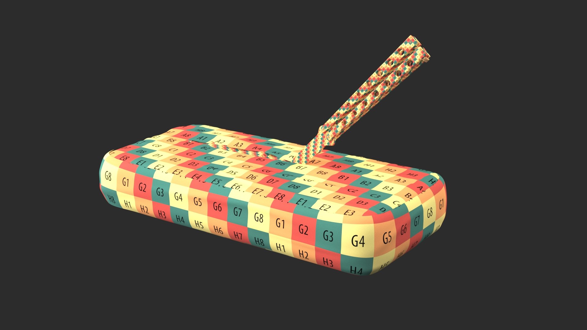 3D Drug Package With Knife - TurboSquid 2037869
