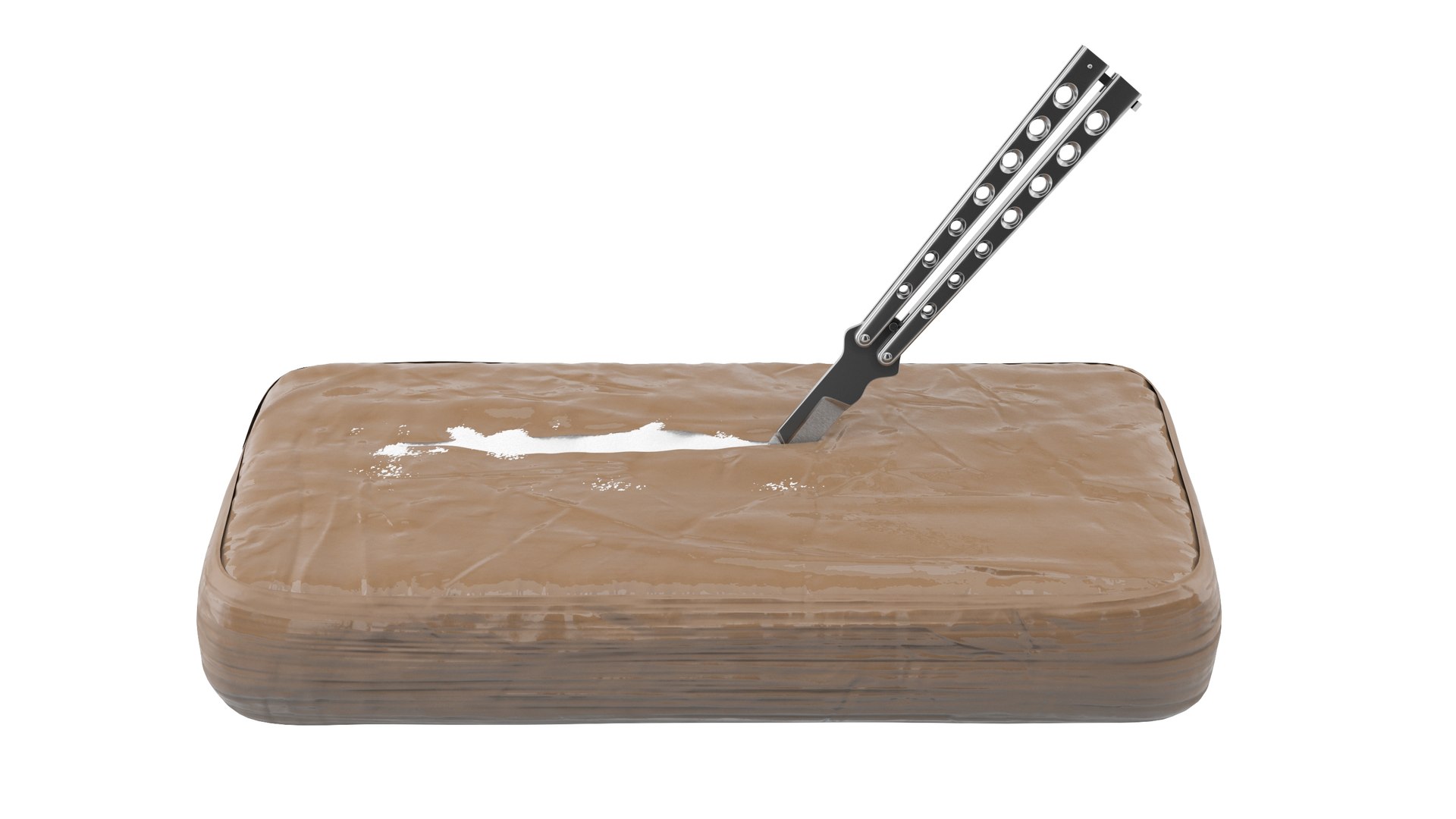 3D Drug Package With Knife - TurboSquid 2037869