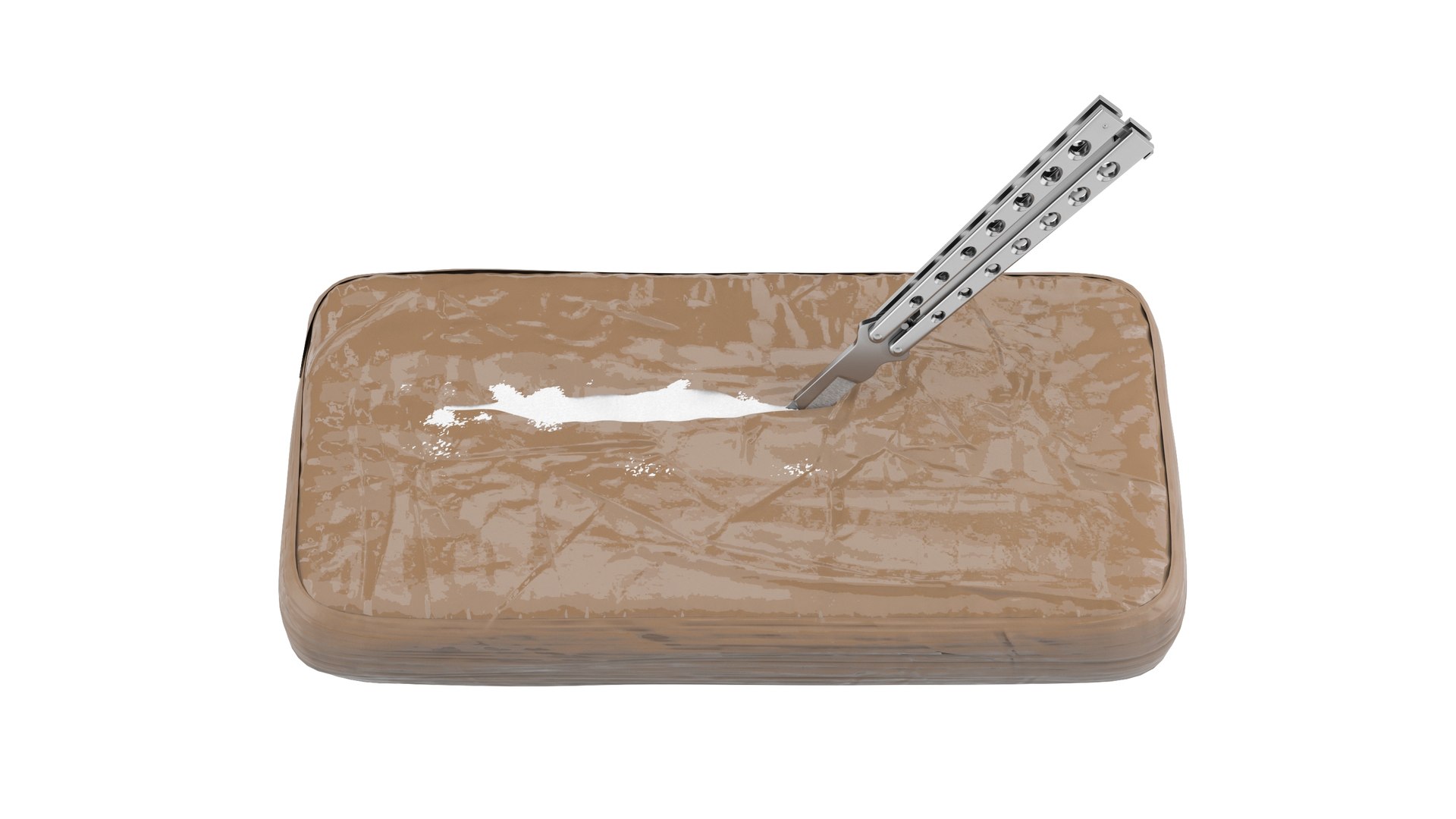 3D Drug Package With Knife - TurboSquid 2037869