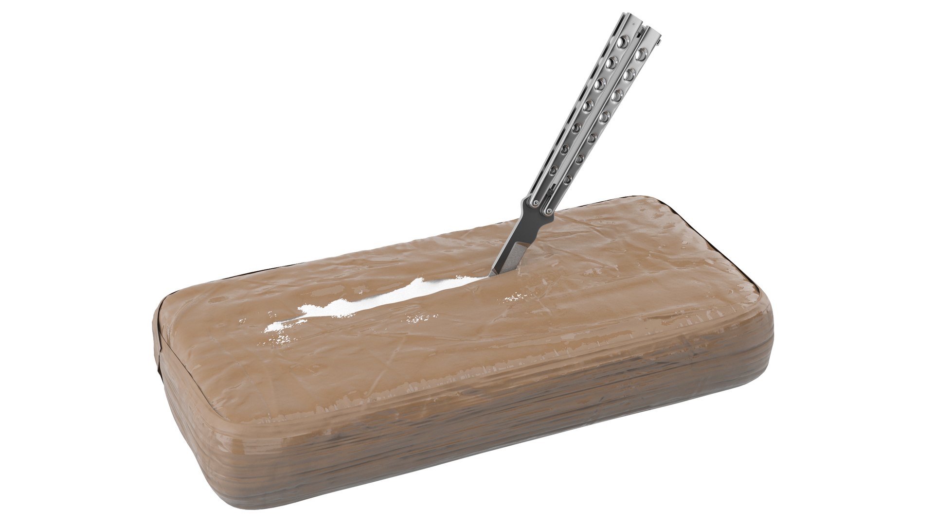 3D Drug Package With Knife - TurboSquid 2037869