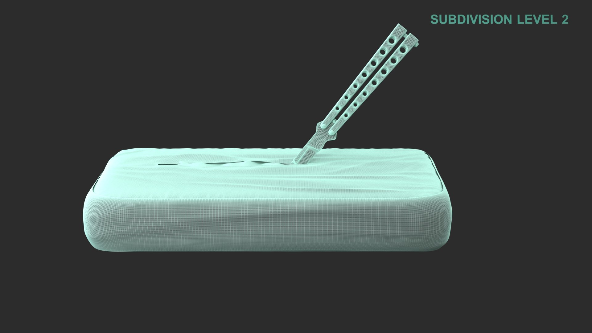 3D Drug Package With Knife - TurboSquid 2037869